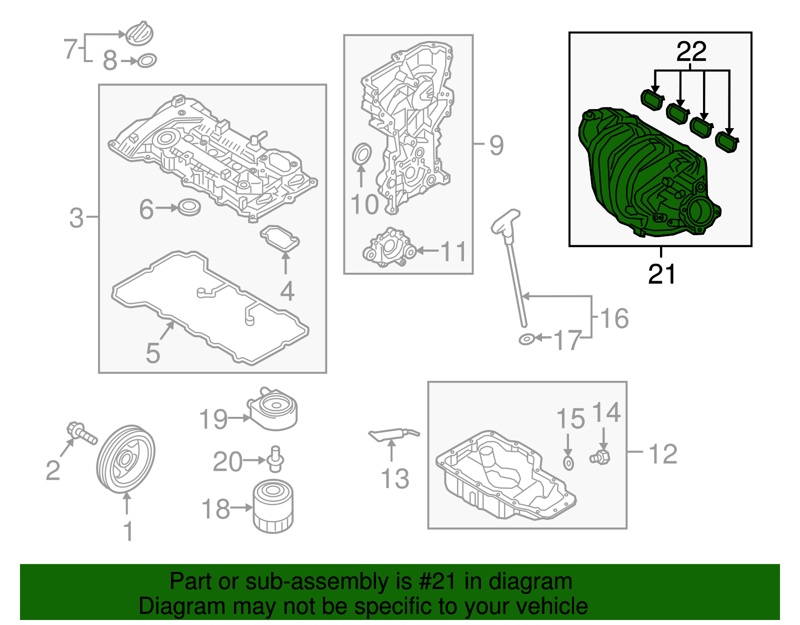 2016-2019 Hyundai Sonata Intake Manifold 28310-2E900 | OEM Parts Online
