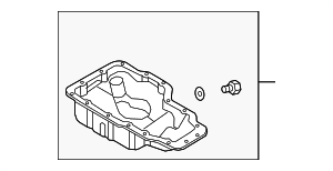 2014-2021 Hyundai Oil Pan 21510-2E023 | OEM Parts Online