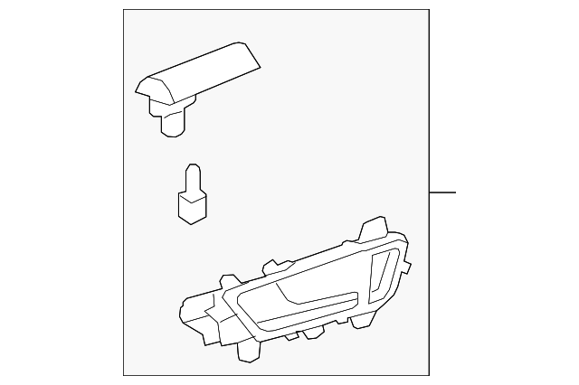 8K0-837-019-G-BD6 - Handle, Inside 2013-2016 Audi | Audi OEM Parts Guy