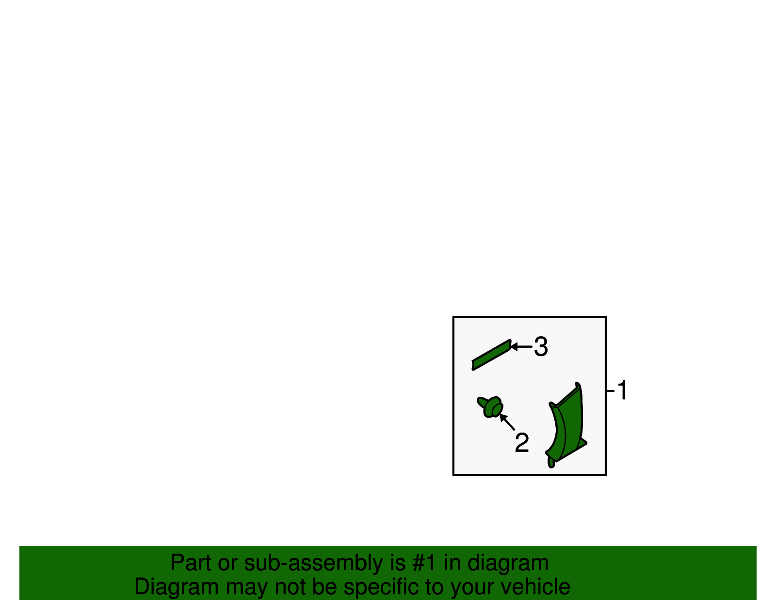 91112SA200 - 2003-2008 Subaru Forester - Molding Assembly | OEM Subaru ...