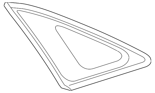 62710-0T011 - Quarter Glass 2009-2015 Toyota Venza | Toyota San Diego Parts