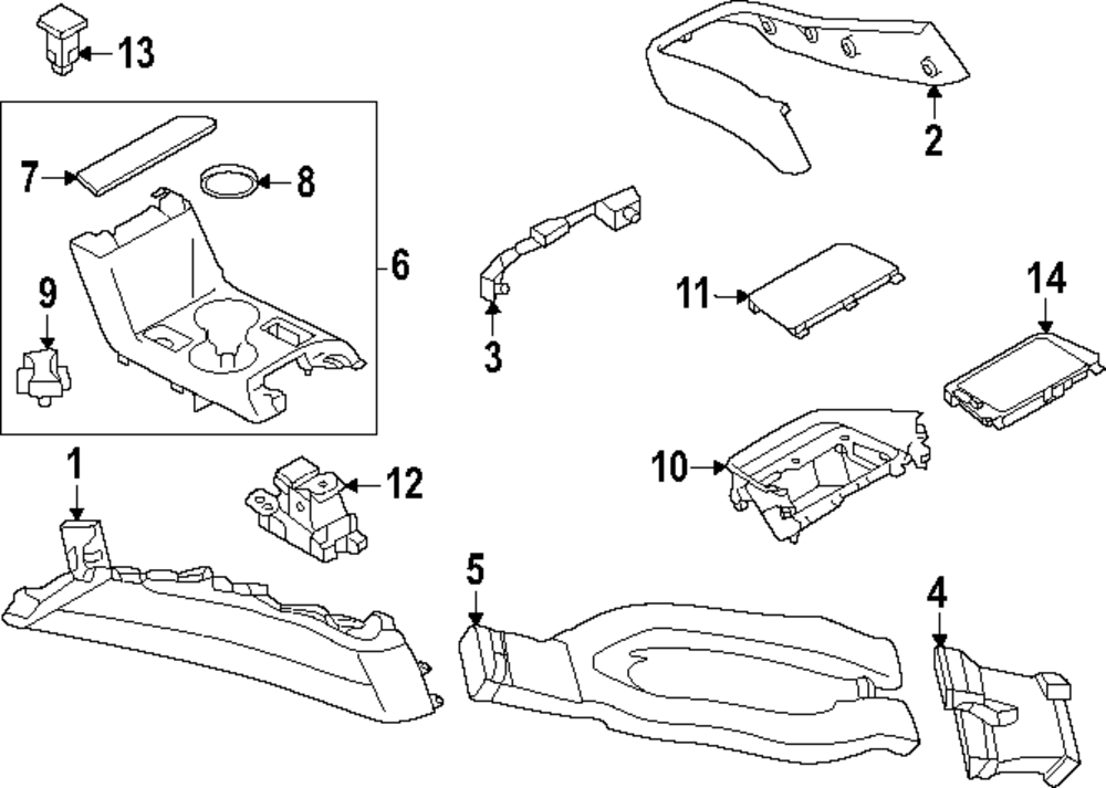 2025 Subaru Forester Center Duct 92143SL010 | Subaru Parts Guys