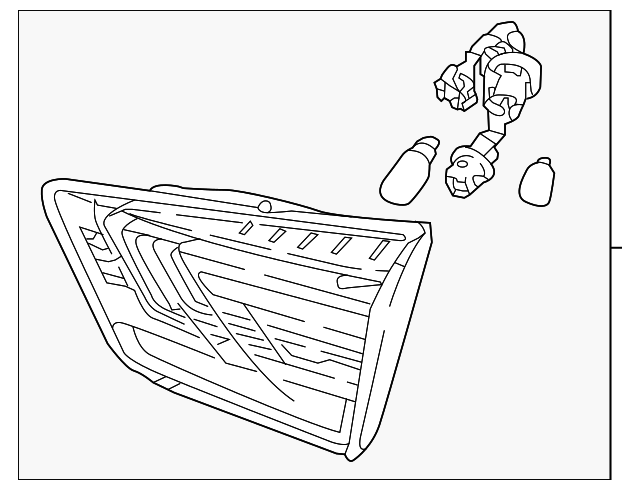 2018-2020 Kia Rio | Backup Lamp Assembly | 92403-H9200 | Kia Auto Parts