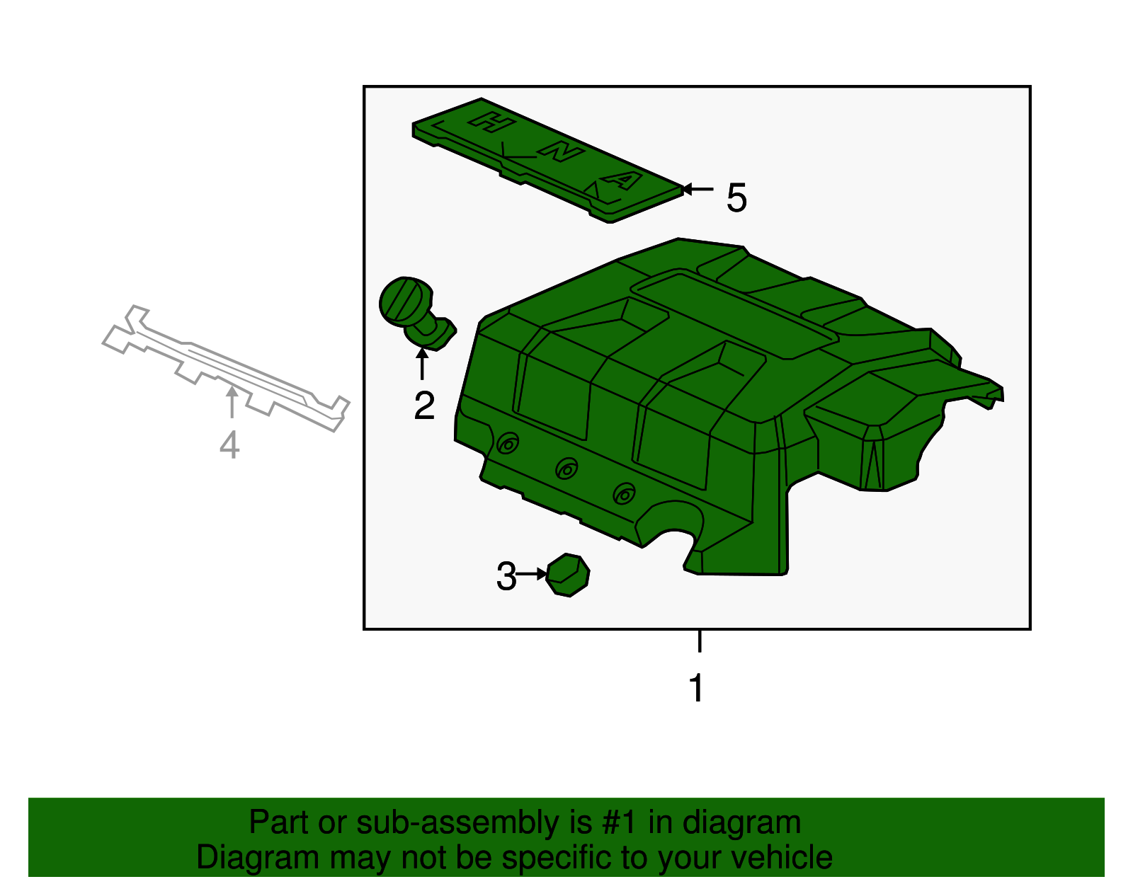 17121-RJE-A11 - Upper Cover 2009-2014 Honda Ridgeline | Honda Parts Online