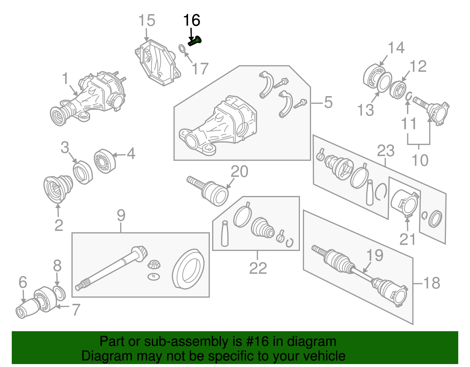 2003-2009 Nissan 350Z Drain Plug 32103-1MG0D | TascaParts.com