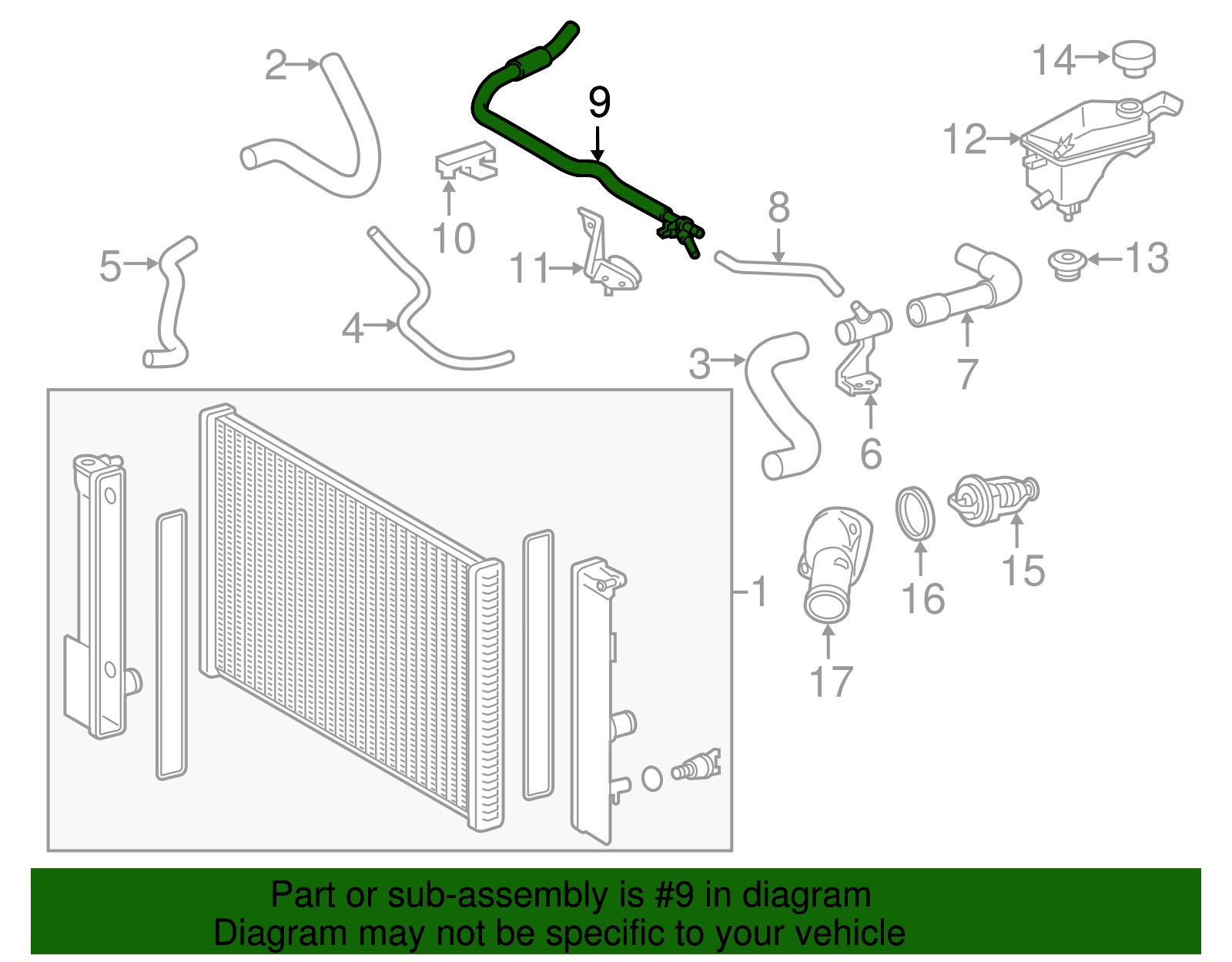 16264-47040 - By-Pass Pipe 2016-2018 Toyota | Toyota San Diego Parts