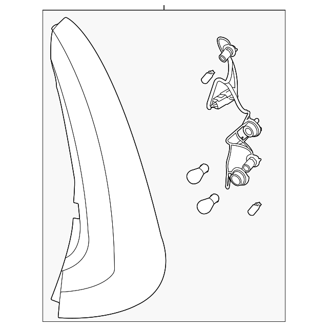 92401-K0010 - Tail Lamp Assembly 2020-2022 Kia Soul | Kia.Parts Store