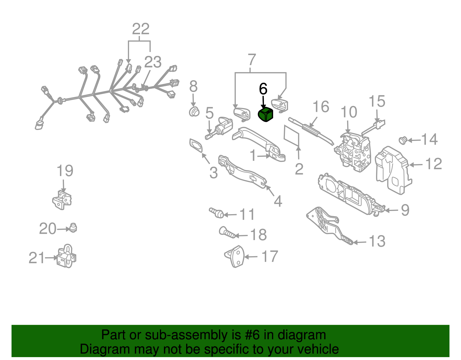 7L6-839-167-C - Housing 2004-2010 Volkswagen Touareg | Wolfsburg Parts ...
