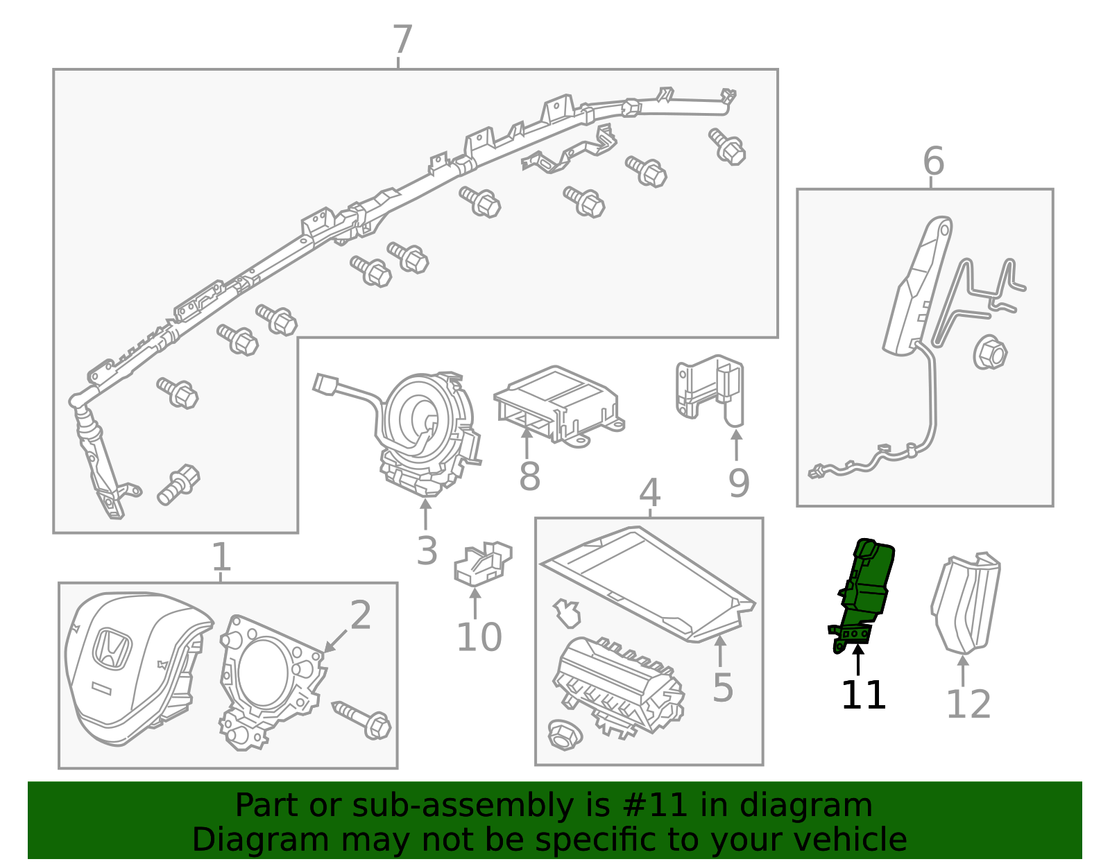 81169-TS8-A01 - 2012 Honda Civic - Opds Unit | Honda Parts Cheap