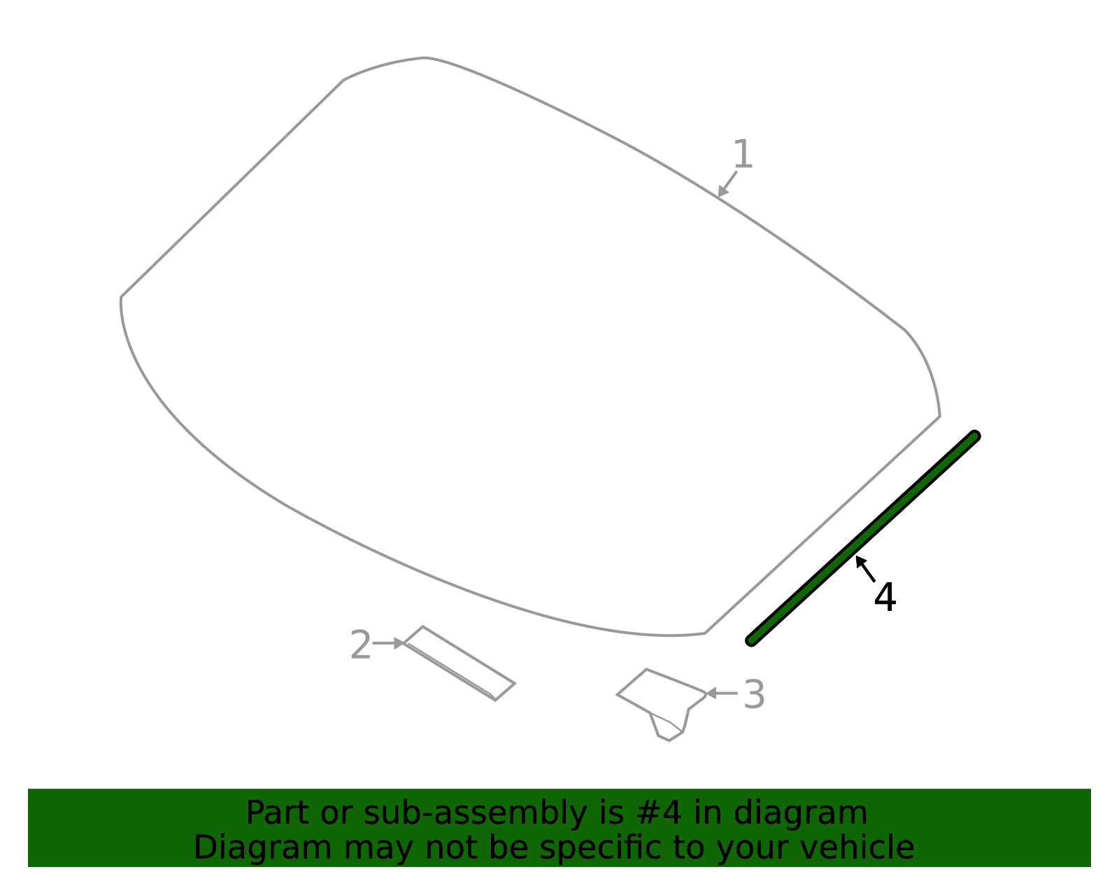 87120-J5000 - Side Molding 2018-2023 Kia Stinger | Kia.Parts Store
