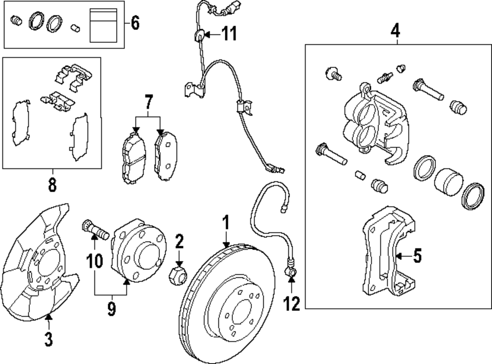 2025 Subaru Front Speed Sensor 27540SL000 | Subaru Parts Guys