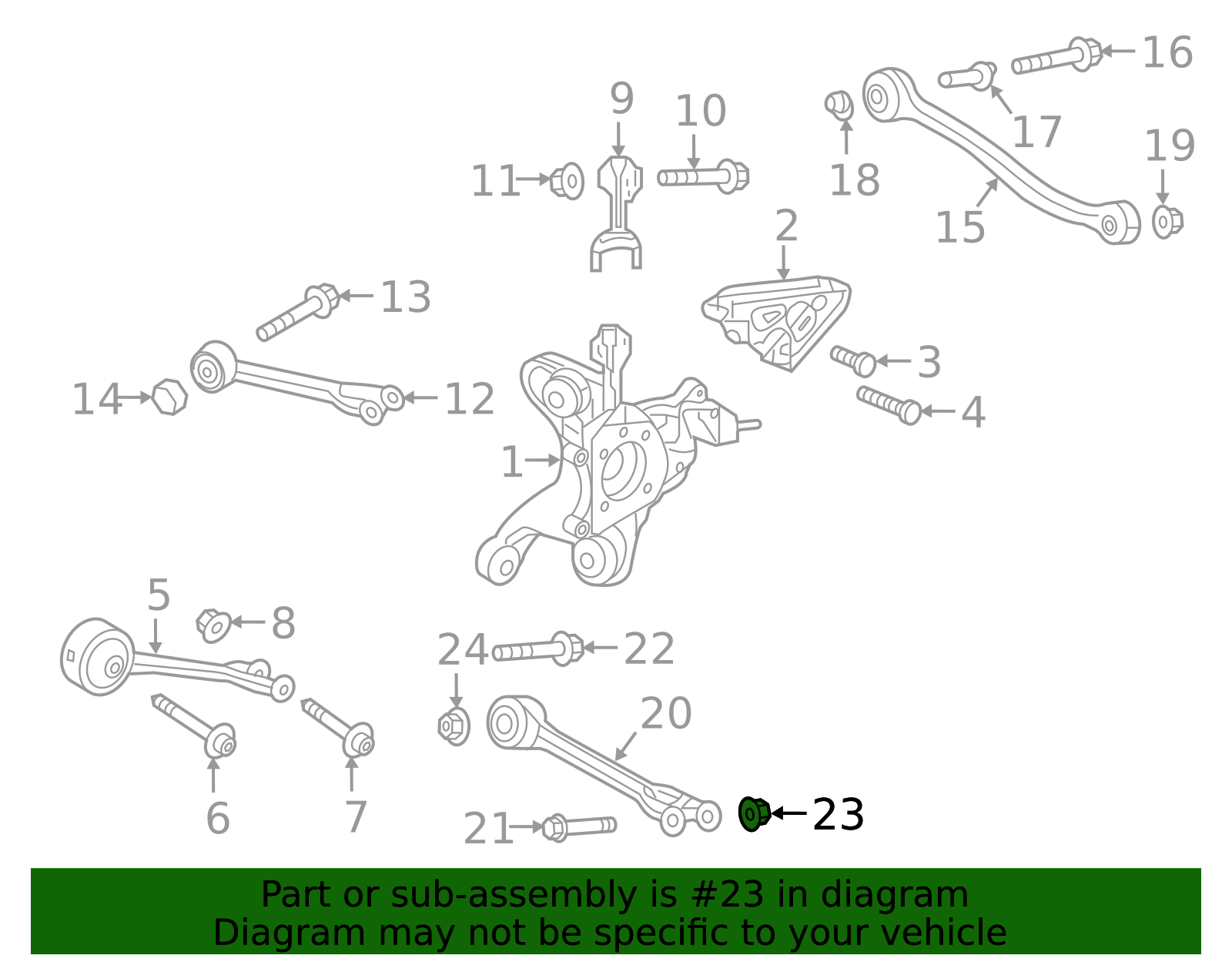 2014-2025 Honda Lower Control Arm Nut 90382-SJA-000 | Honda Factory Parts