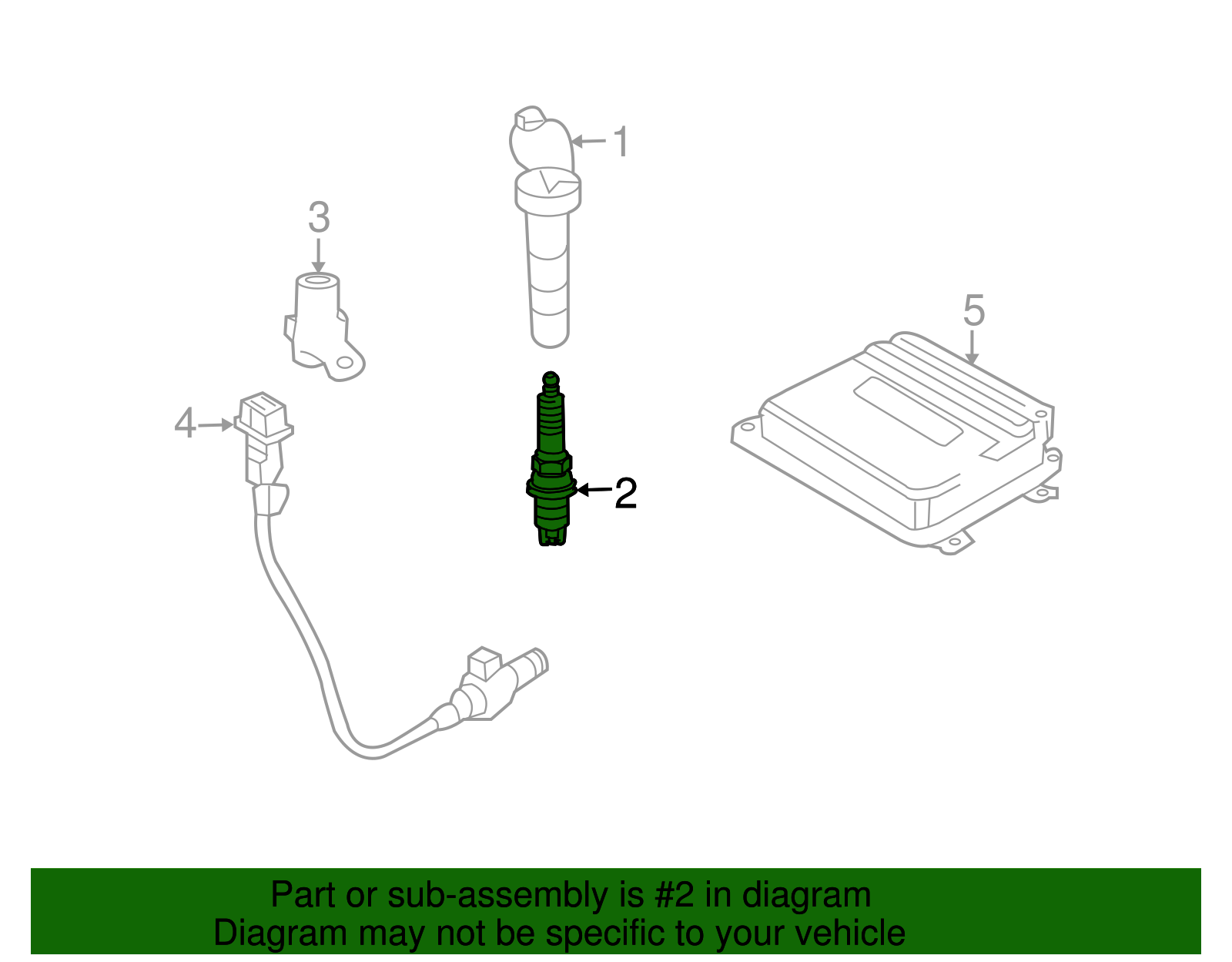 Genuine Spark Plug for 2006-2008 Hyundai Sonata | Part# 27410-25000 ...