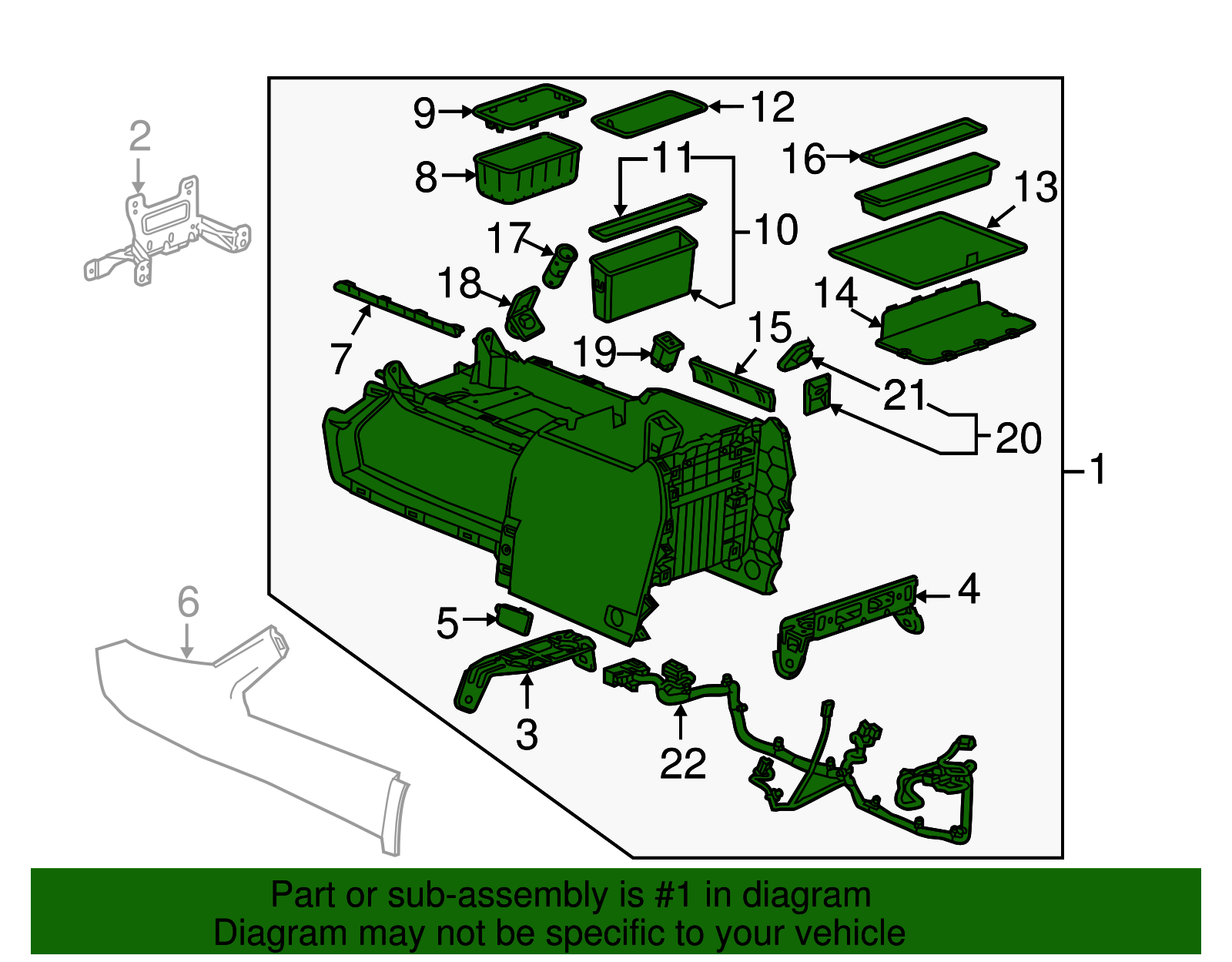 84199906 - 2017 GM - Cocoa Front Floor Console | Partners Chevy