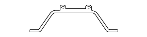 24230-6FL1B - Impact Bar Bracket - 2018 Nissan Rogue | Nissan OEM Parts ...
