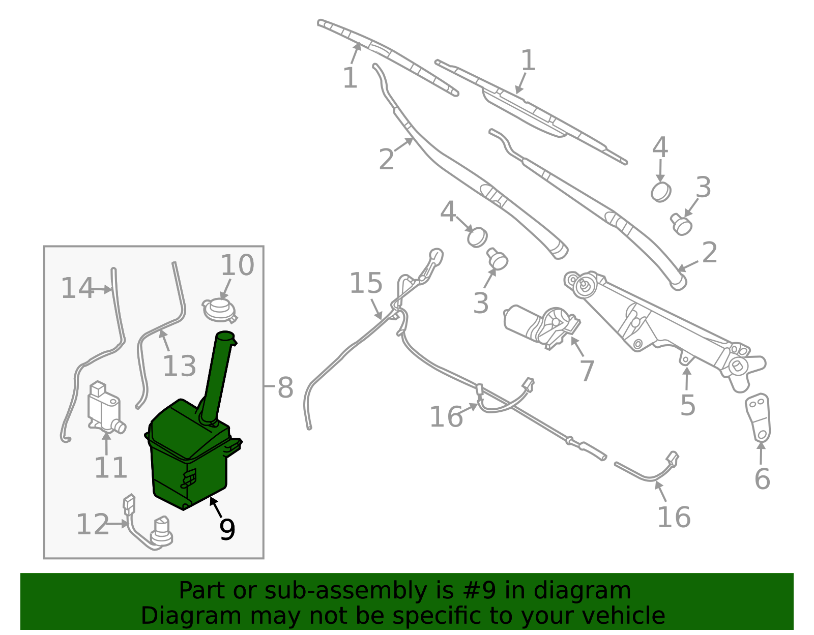 2007 Hyundai Entourage Reservoir 98620-4D000 | OEM Parts Online