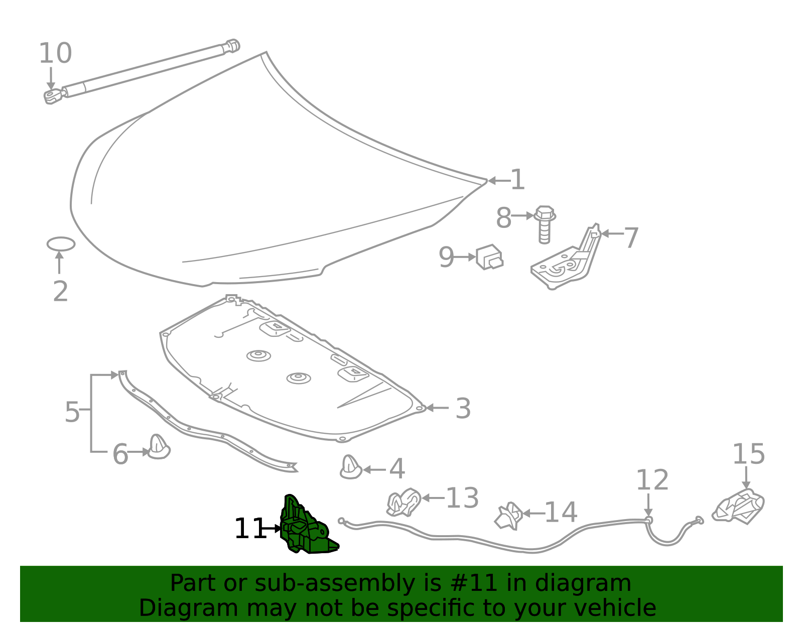 53510-06290 - High-Quality Hood Latch for AutoNation Parts
