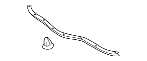 Genuine Official Toyota Hood Seal part# 53381-06100 for 2012-2017 ...