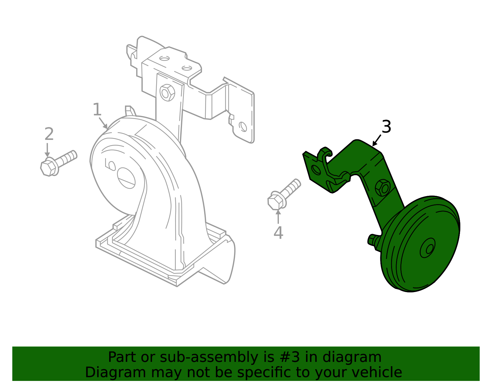 86510-WB001 - 2016-2020 Toyota - Alarm Horn | Toyota Parts Delivered