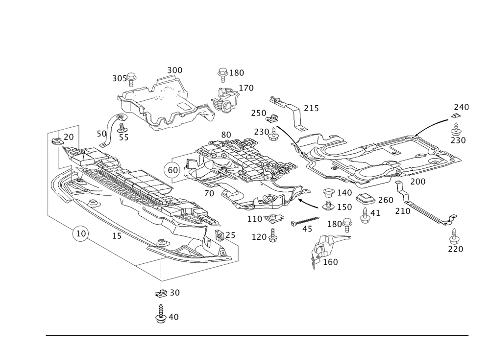 211-520-43-23 - Noise Capsule 2005-2009 Mercedes-Benz E320 | Mercedes ...