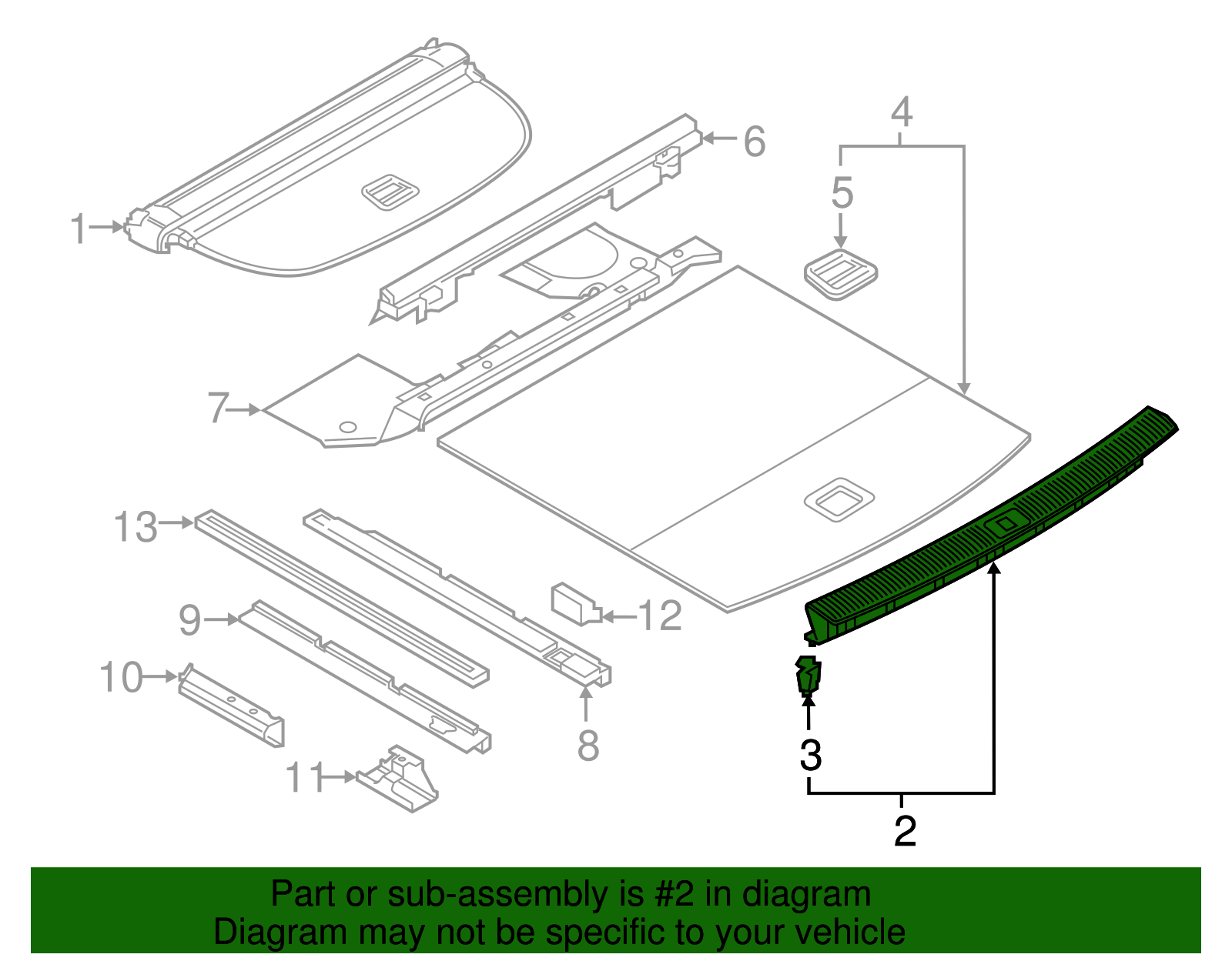 2018-2025 Audi Sill Trim 80A-864-483-E-4PK | Audi USA Parts