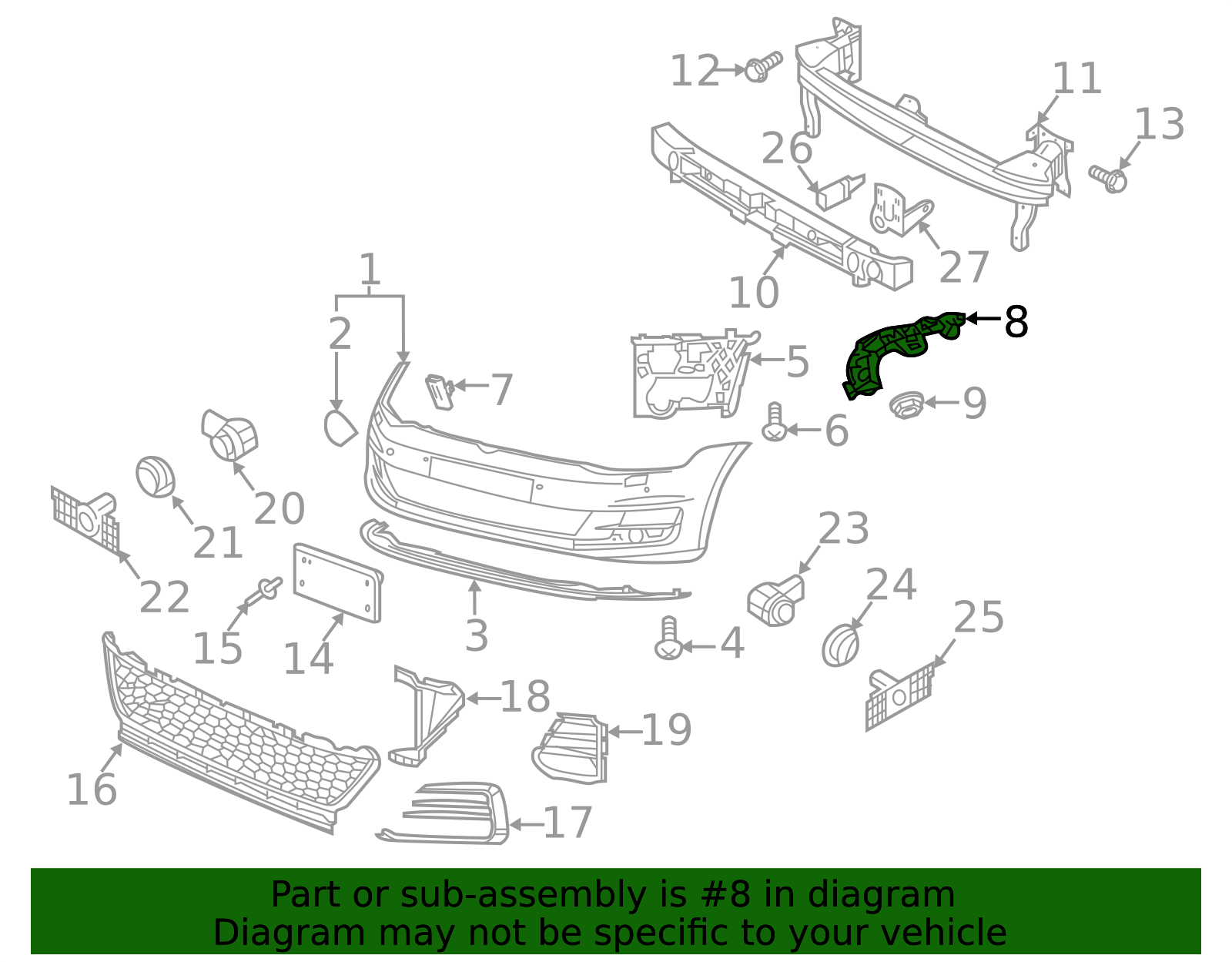 5GM-807-049-A - 2018-2021 Volkswagen - Guide | Order Euro Parts
