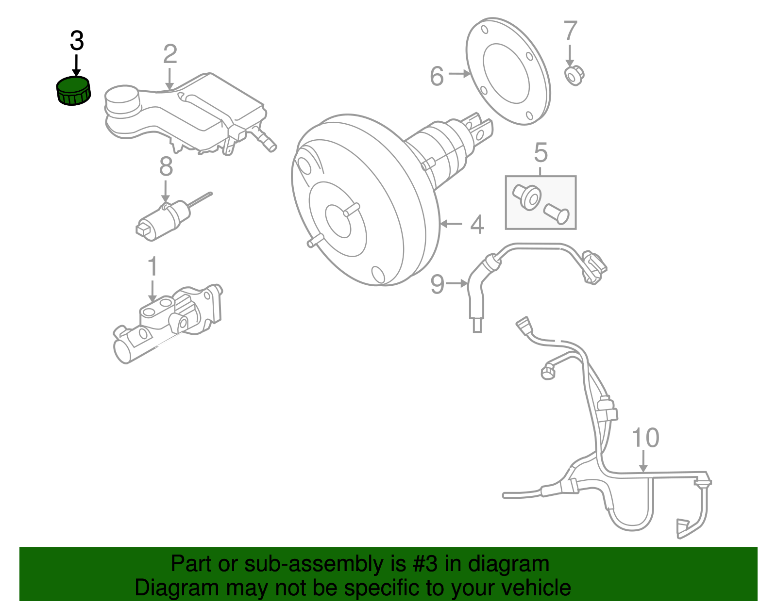 2008-2020 Volvo Reservoir Cap 32256526 | Genuine Volvo Replacement Parts