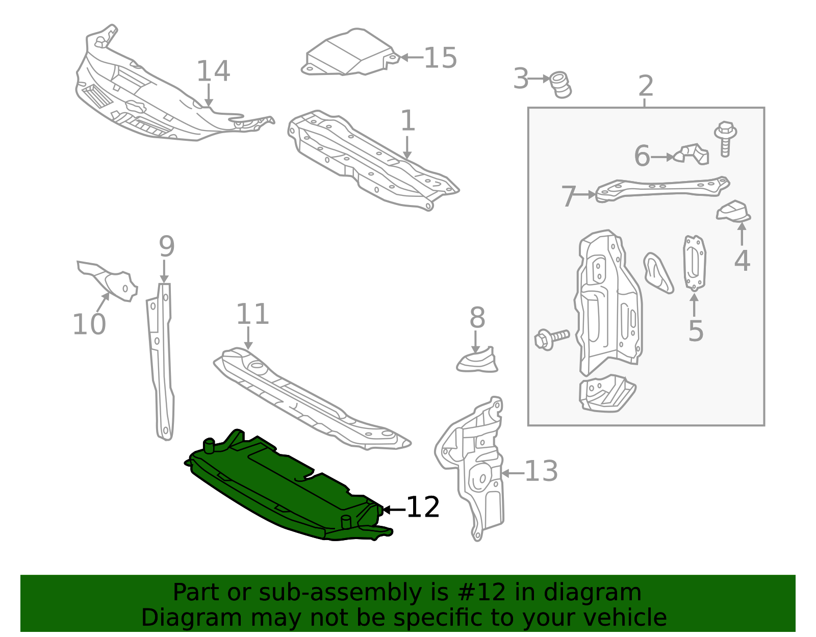 2015-2020 Lexus Under Cover 53289-24020 | OEM Parts Online
