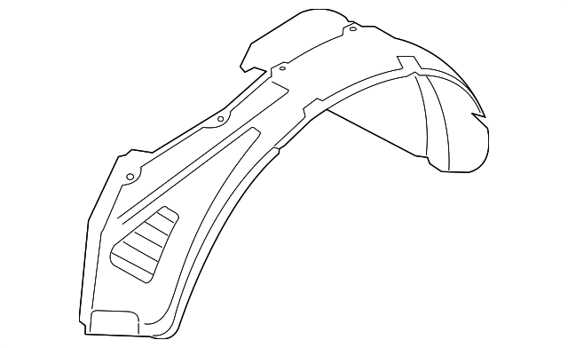 2011-2014 Nissan Murano Fender Liner 63840-1SZ0A | Nissan Parts Plus
