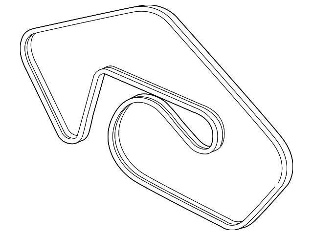 2014-2016 Land Rover LR4 Serpentine Belt LR184641 | OEM Parts Online