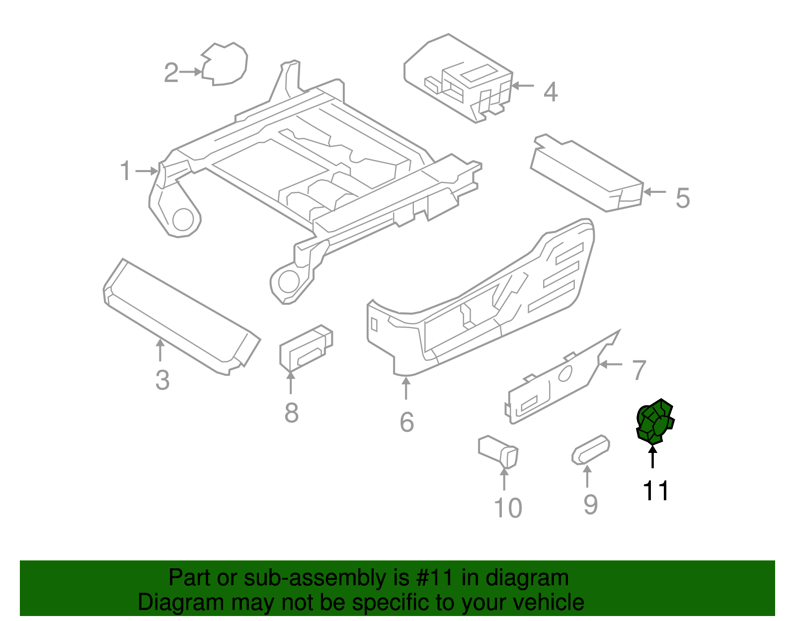 2008-2010 Ford 2008-2010 Ford F250 F350 Super Duty Front Seat Track ...