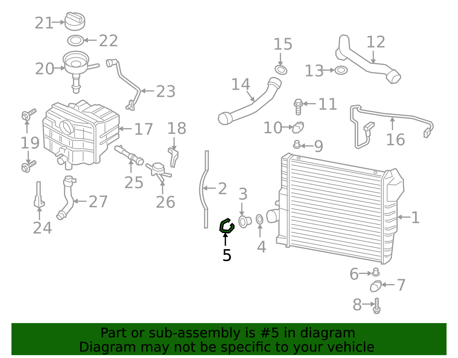 2006-2025 Porsche Radiator Coolant Hose C-Clip 997-106-802-00 | Parts