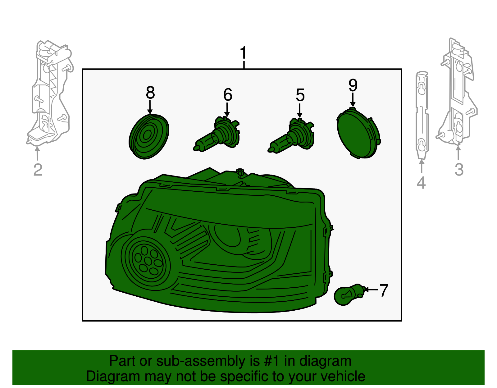 2014-2016 Land Rover LR4 | Composite Assembly | LR052381 | Express Land ...