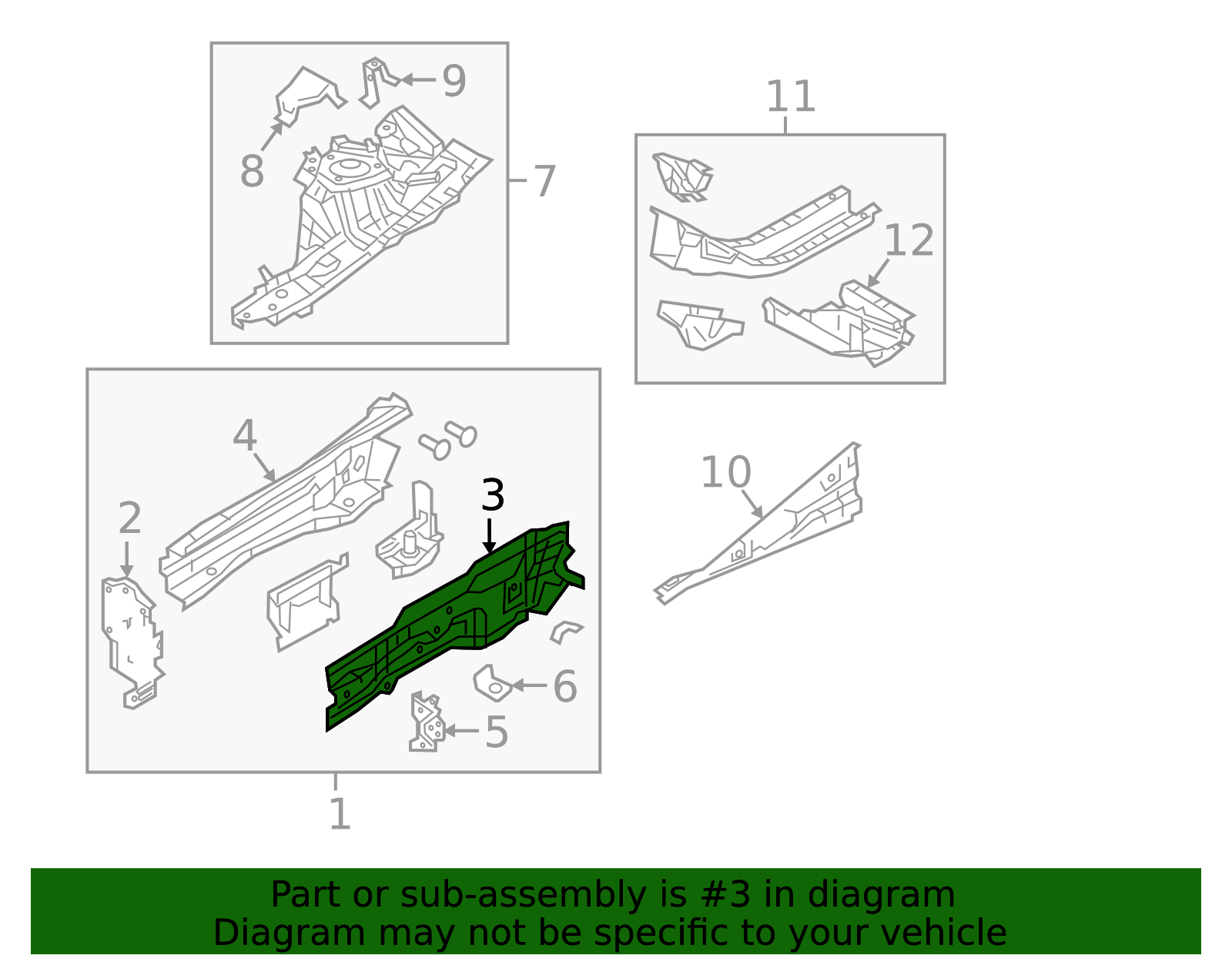 D10E-53-321 - High-Quality Outer Rail for 2016-2021 Mazda CX-3 ...