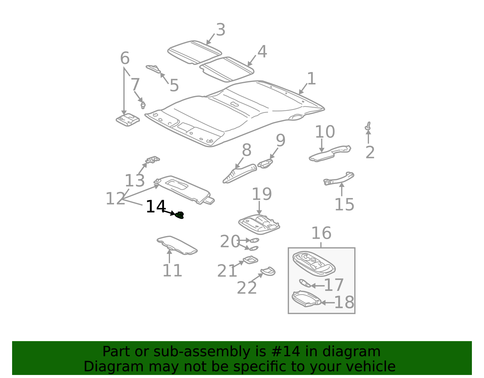 74348-34010-A0 - High-Quality Sun Visor Holder for 2000-2006 Toyota ...