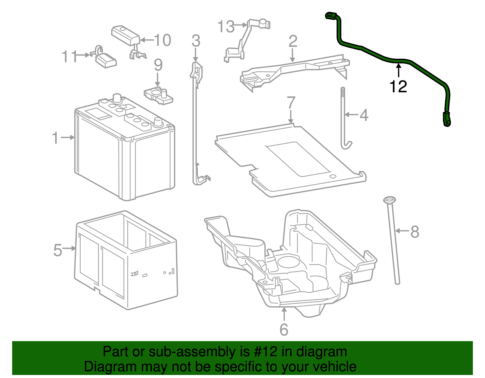 82122-24380 - 2016-2024 Lexus - Positive Cable | My L Parts