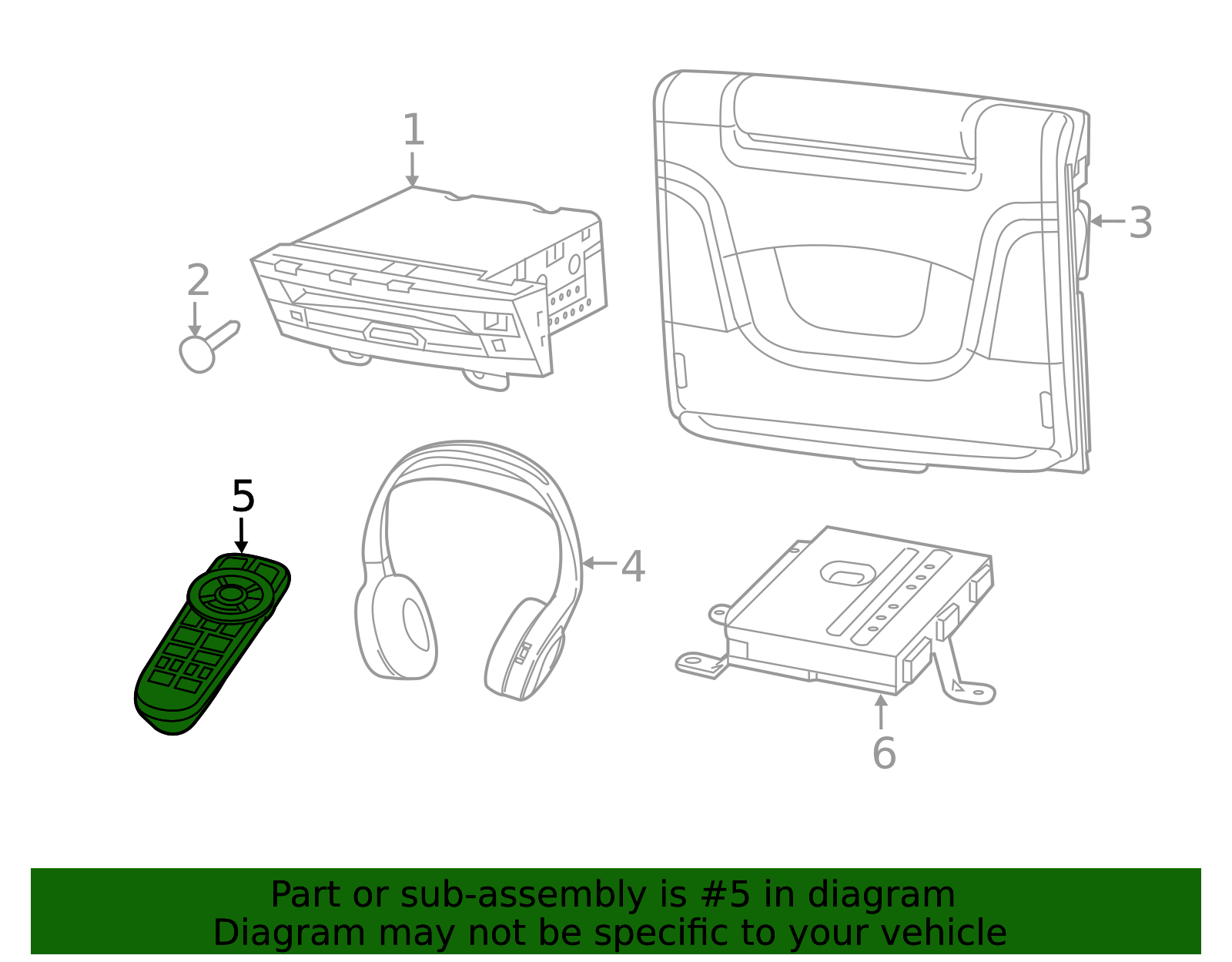 2022-2025 Chrysler Remote Control 68449337AB | Mopar Parts Canada