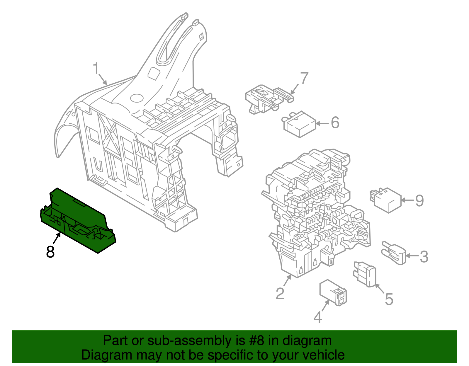 5Q0-937-503-F - Relay Plate 2015-2025 Volkswagen | OEM VW Parts Haus
