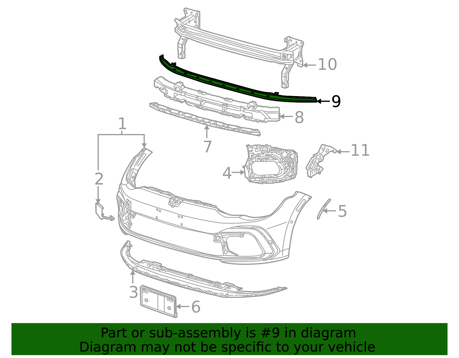 2022-2025 Volkswagen Cross-Member 5H0-807-651-F | OEM Parts Online