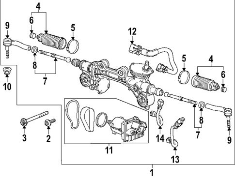 Steering Gear & Linkage for 2025 GMC Sierra 1500 | GMPartsDirect.com