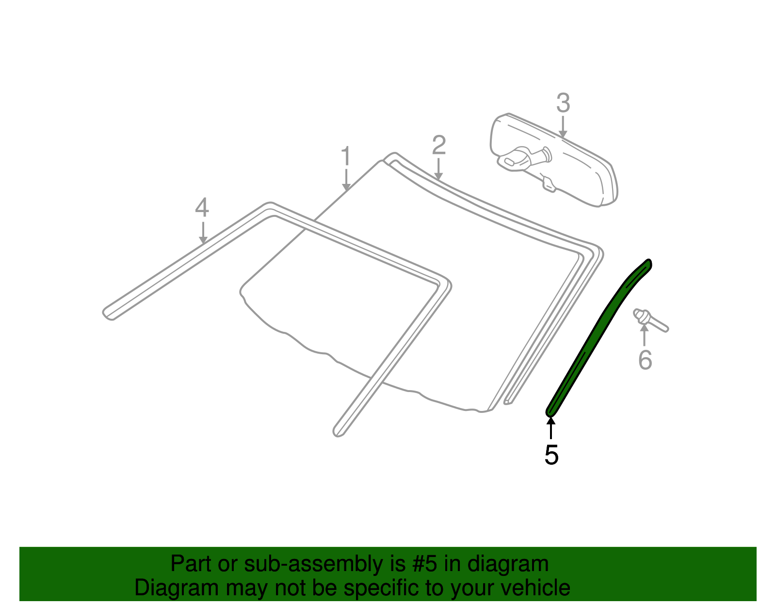 Genuine Toyota Side Molding part# 75534-08010 for 1998-2003 Toyota ...