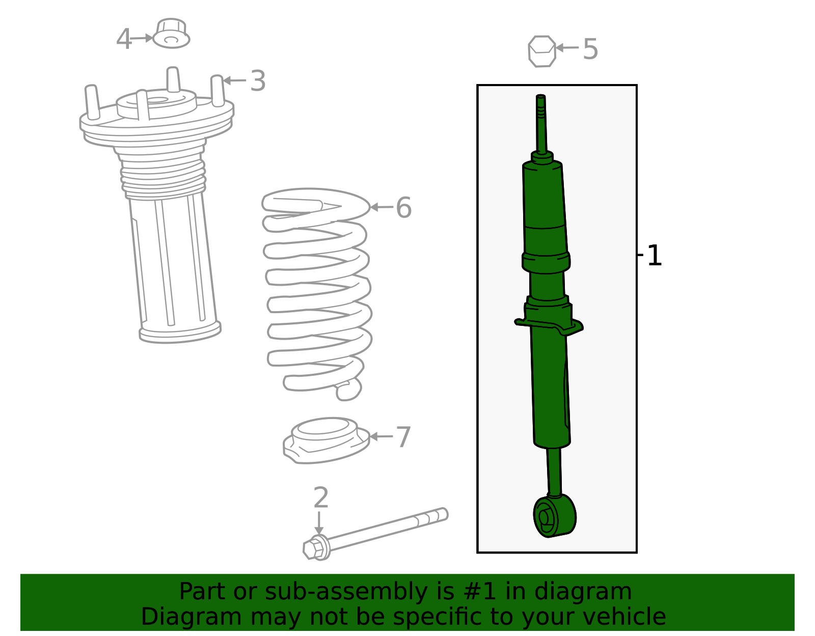 2025 Toyota 4Runner Shock 48510-80C92 | American Toyota Parts