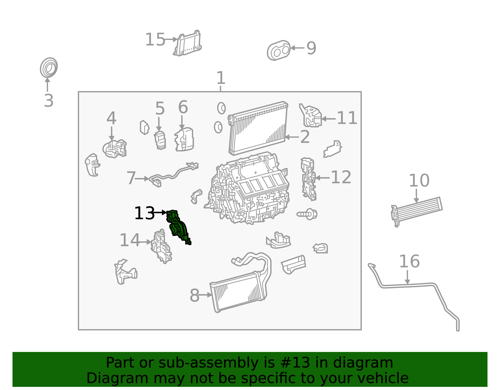 2021-2025 Toyota Mirai HVAC Defrost Mode Door Actuator 87106-60570 ...