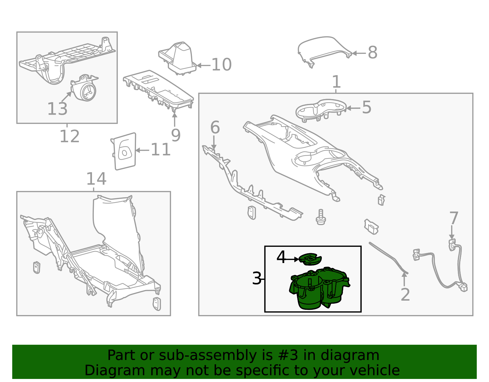 2021-2024 Toyota Venza Cup Holder 55620-48190 | Toyota Parts Center