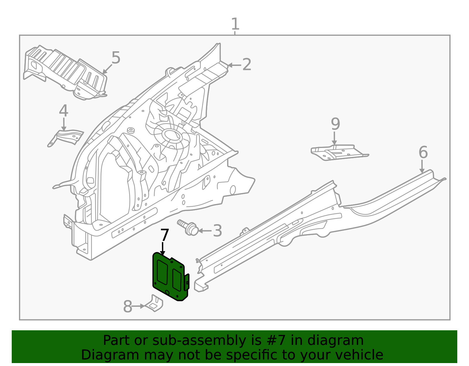 2023-2025 Genesis G90 Bumper Bracket 64585-T4000 | MotorMotor