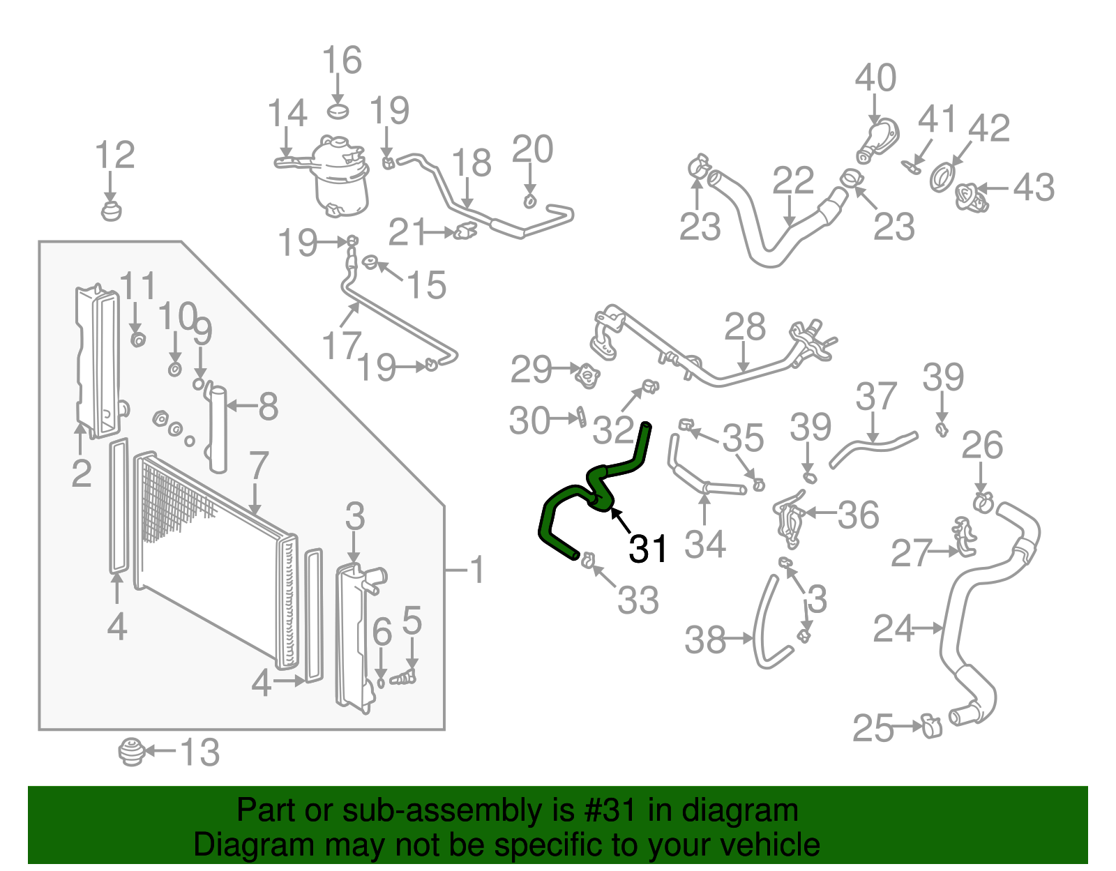 2000-2005 Toyota Celica Inlet Hose 16281-22031 | Grieco Toyota Parts