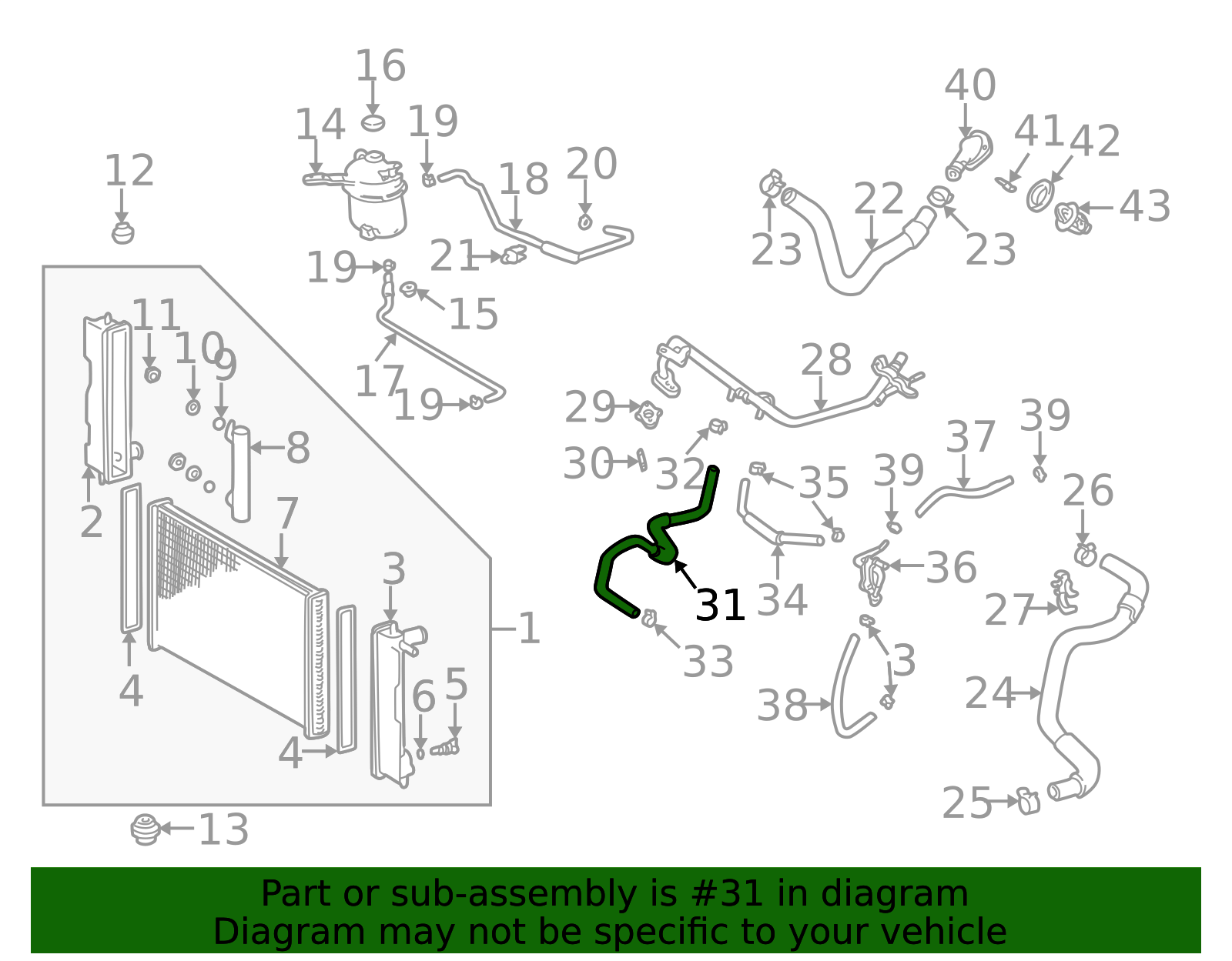 2000-2005 Toyota Celica Inlet Hose 16281-22031 | Toyota Parts Center