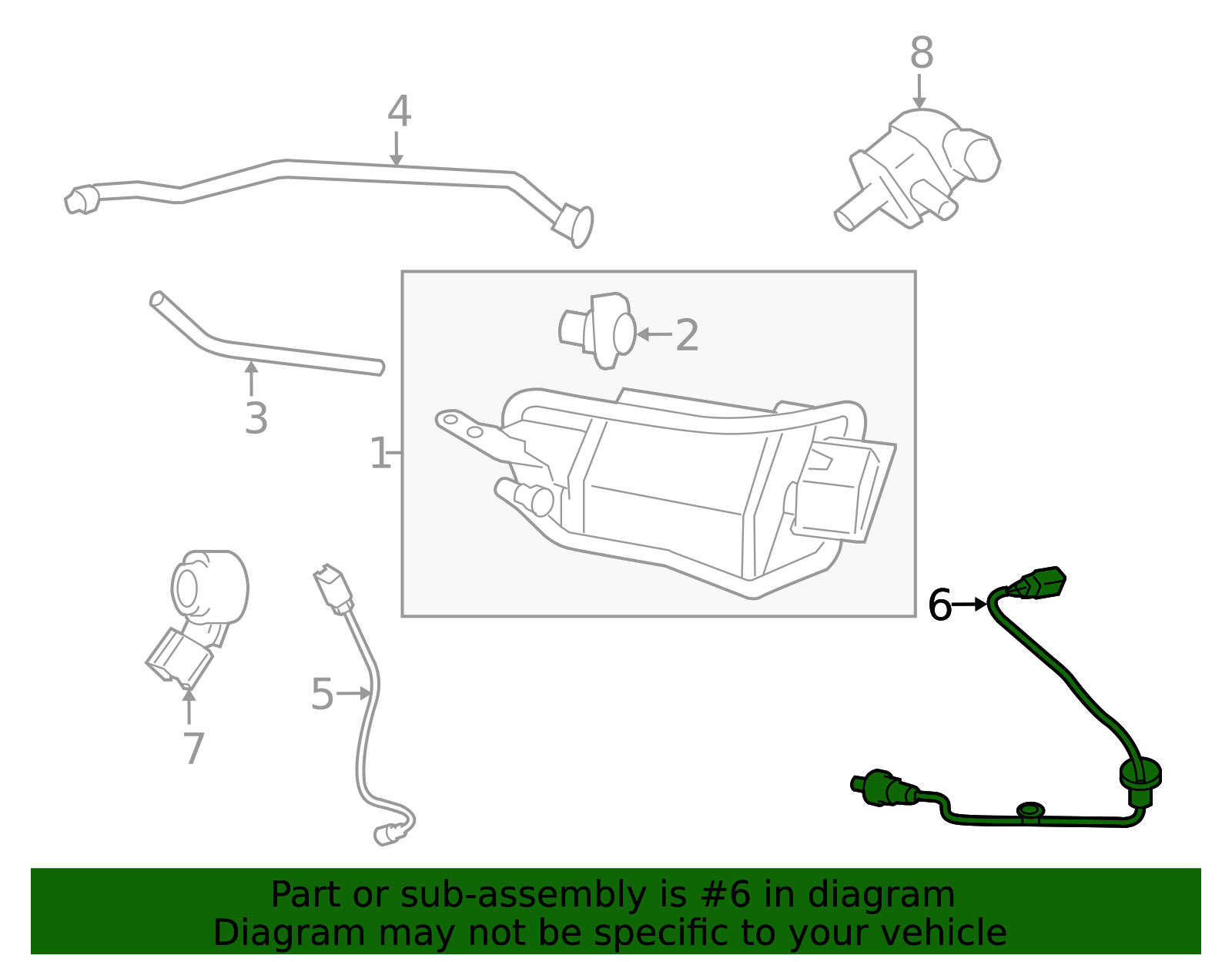 Oxygen Sensor 89465-02390 | OEM Parts Online