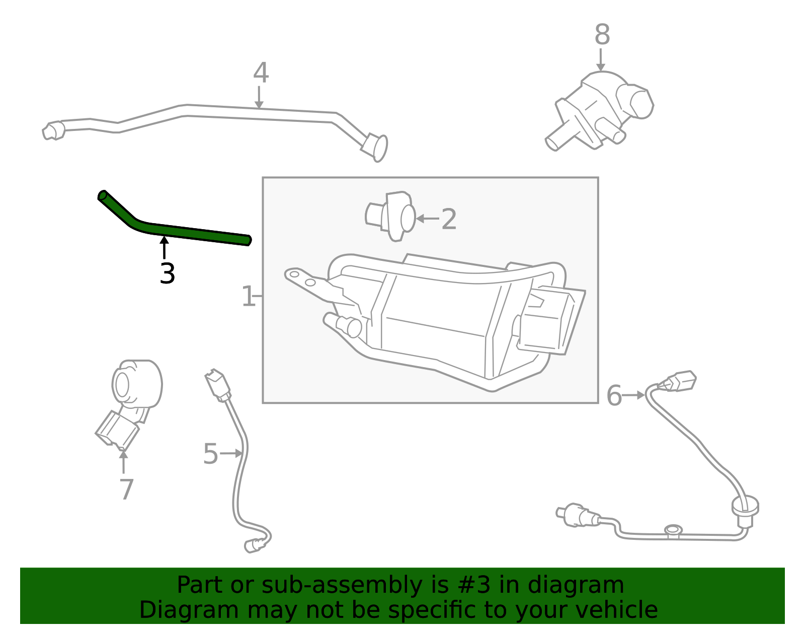 2014-2019 Toyota Corolla Outlet Hose 77754-02120 | Olathe Toyota