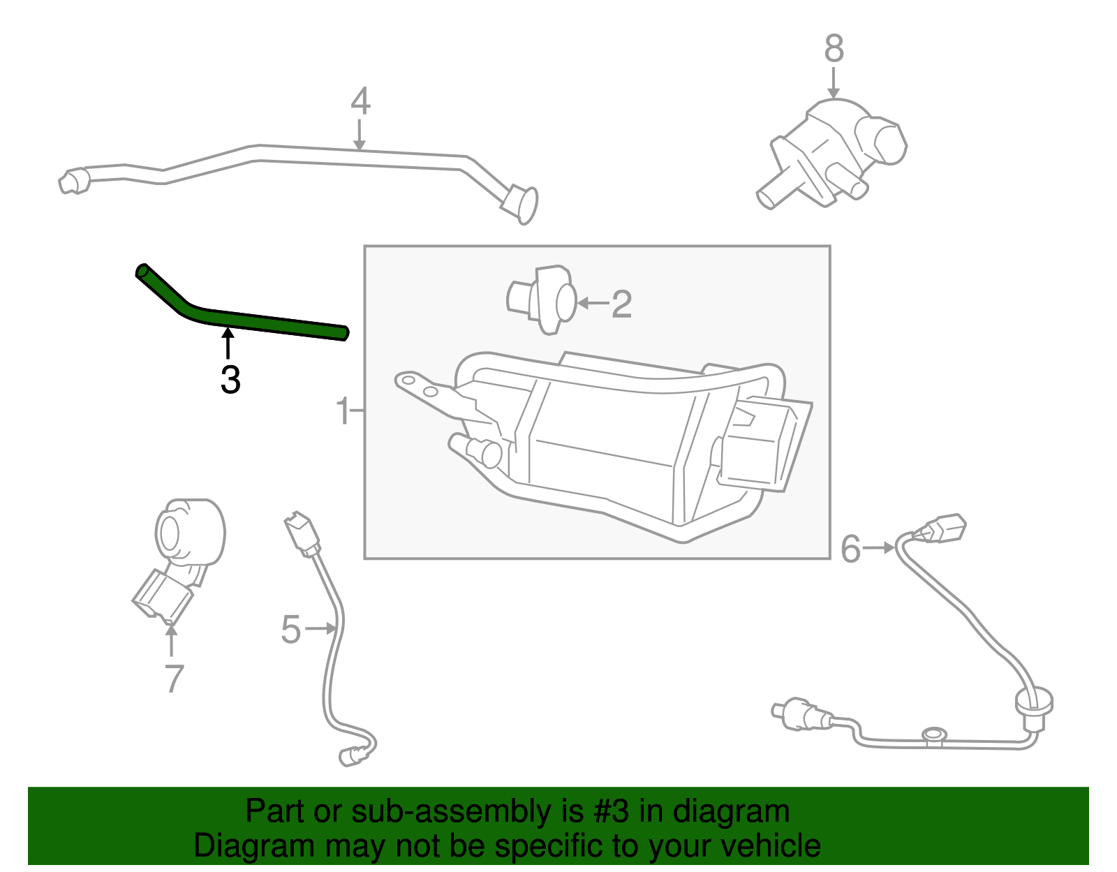 77754-02120 - 2014-2019 Toyota Corolla - Outlet Hose | Discount Parts ...